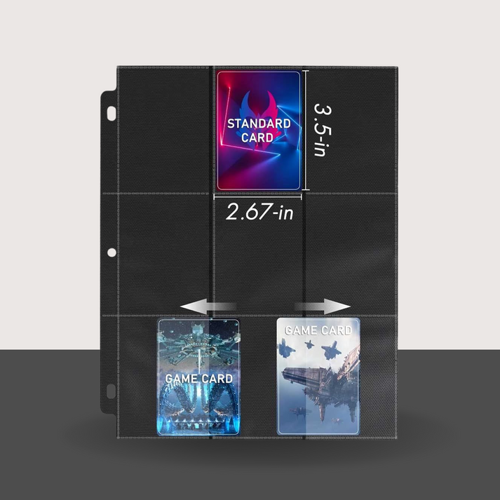 9-Pocket Sleeve Page for 3 Ring Binder – KardPorium